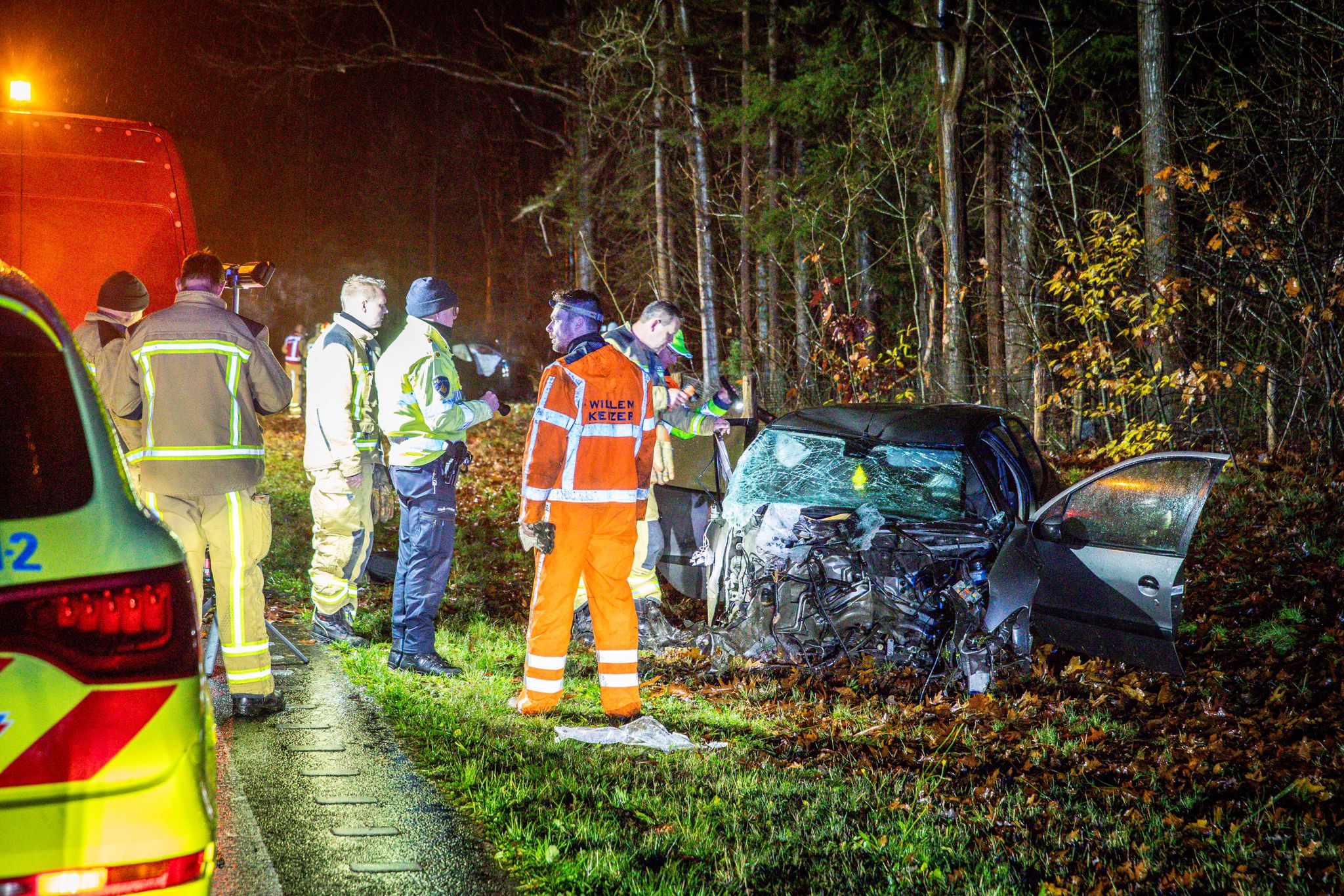 ZO!34 - Ernstig ongeluk op de N34 bij Odoorn, beide richtingen afgesloten